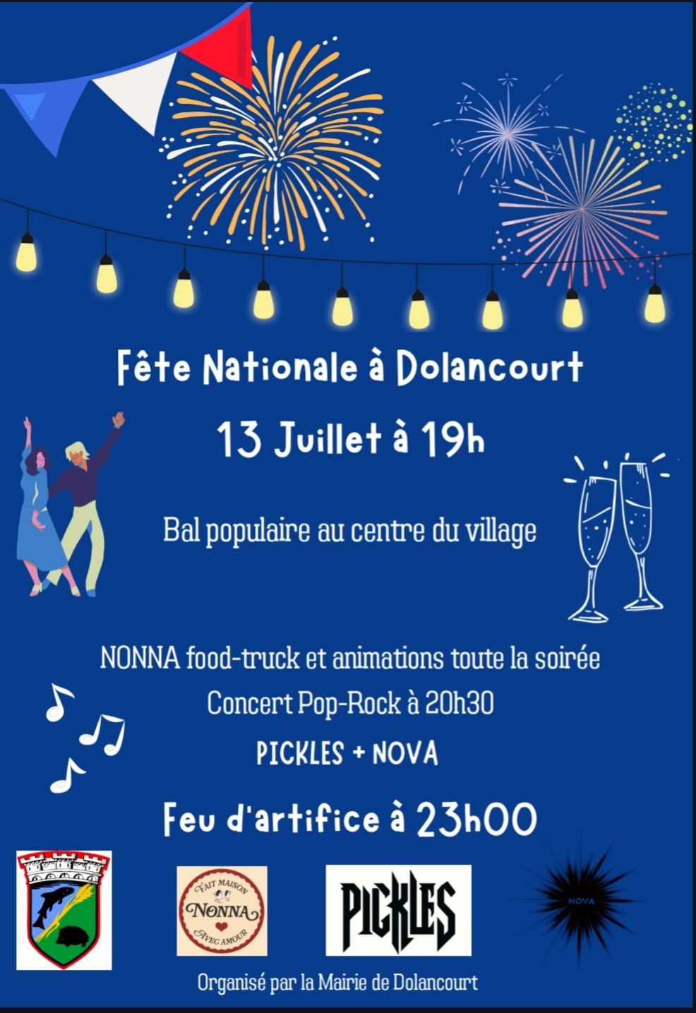 National day in Dolancourt à Dolancourt - Aube Champagne